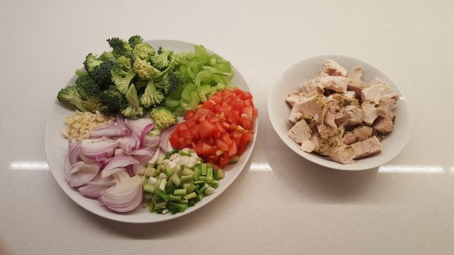 3-trins raket på en kylling - mad til 3 dage - Dansker i Thailand